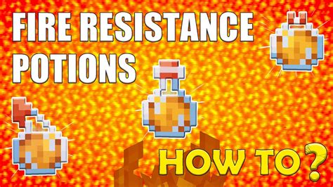 How To Make Fire Resistance Potions In Minecraft Expert Guide Youtube