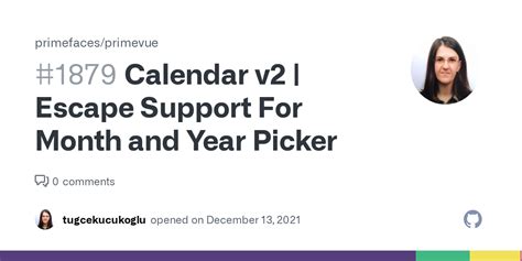 Calendar V2 Escape Support For Month And Year Picker · Issue 1879