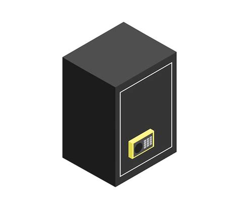 Premium Vector Isometric Safe