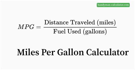 Mpg Calculator Usuk Gallons Liters And Diesel Cost Per Milekm