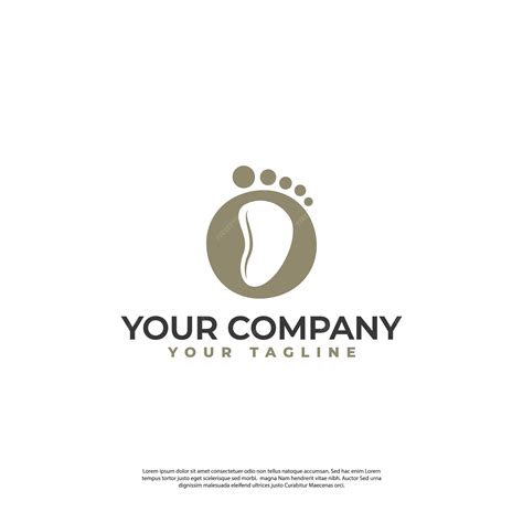 Premium Vector Foot Step Logo In Modern Minimalist Style