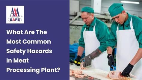 Guide To Safety Hazards In Meat Processing Plant