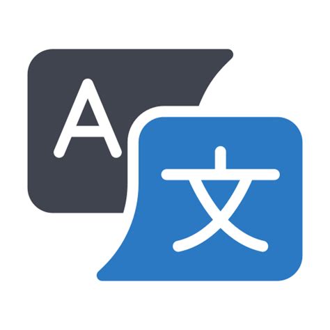 Languages Generic Blue Icon