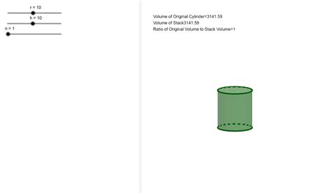 Volume Of Cone Geogebra