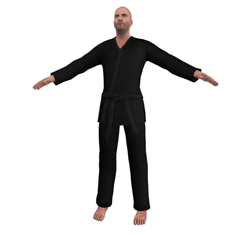 무술가 2 리지드 3d 모델 119 Max Fbx Free3d