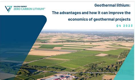 Geothermal Lithium Presentation