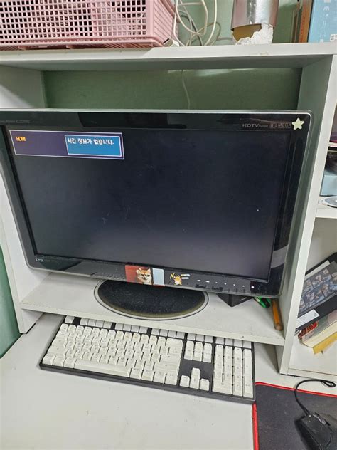 컴퓨터를 새로 사고 기존의 모니터에 연결을 했는데 모니터가 연결이안됩니다 지식in