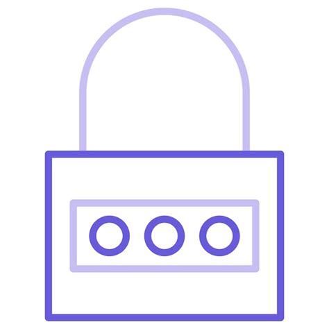Premium Vector Number Padlock Vector Illustration