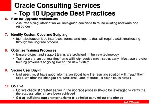 Ppt Peoplesoft Upgrade Best Practices Norcal Oracle Applications User Group Powerpoint