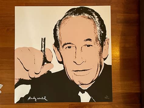 Andy Warhol Offset Lithograph Signed Cmoa Charitystars