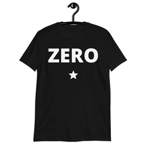 Zero Shirt White Design Version