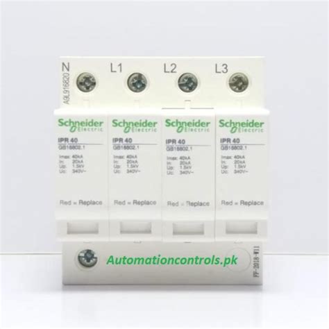 Schneider Spd 4pole 40ka Ac Surge Protection Device