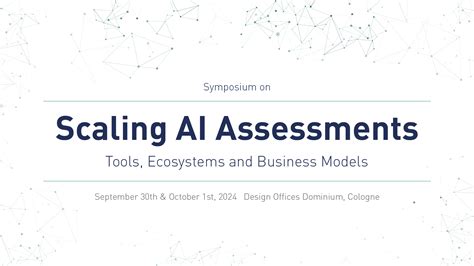 Symposium On Scaling Ai Assessments Tools Zertifizierte Ki