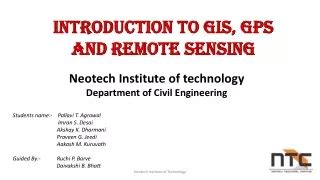 PPT GIS And Remote Sensing PowerPoint Presentation Free Download ID 608077
