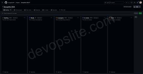Github Projects For Project Management