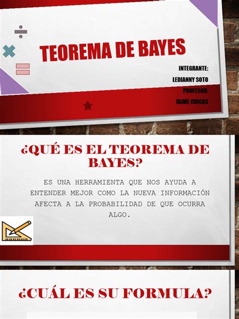 Teorema De Bayes Pdf