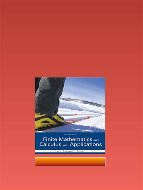 Solution Manual For Finite Mathematics And Calculus With Applications 10th Edition By Lial
