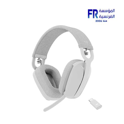 Logitech Zone Vibe Wireless Teams With Receiver Off White Business