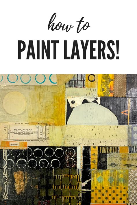 How To Paint Layers In An Abstract Painting
