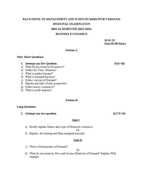 bba 1st sem business economics pdf