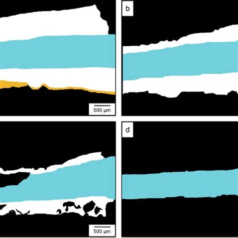 Fracture Geometry Evolution For Samples A A B B C C And D D