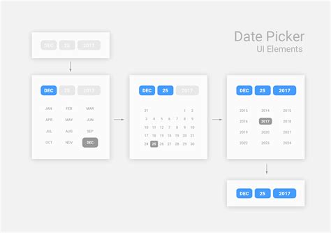 Date Picker On Behance