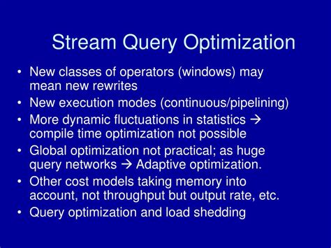 Ppt Monitoring Streams A New Class Of Data Management Applications