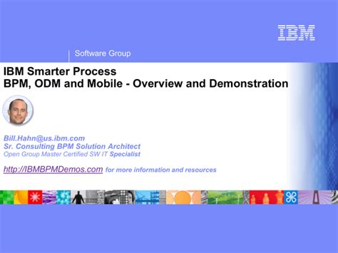 IBM BPM Overview