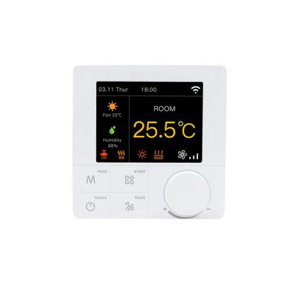 RGB Colorful Screen Smart Room Thermostat With Key Card