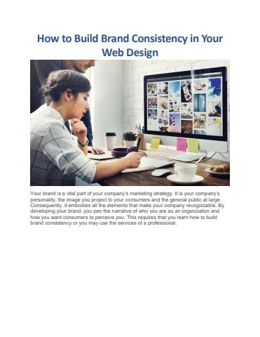 How To Build Brand Consistency In Your Web Design
