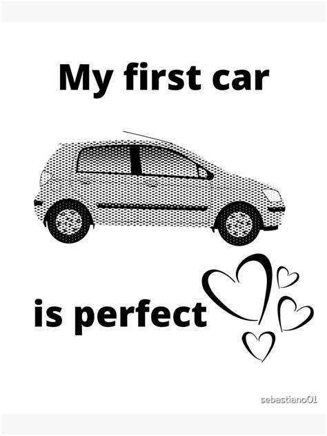 My First Car Is Perfect Greeting Card For Sale By Sebastiano01 Redbubble