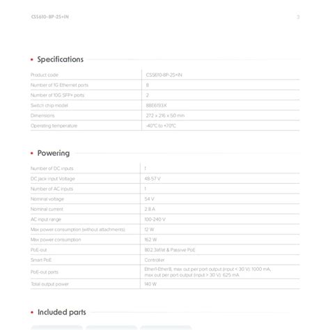 MikroTik CSS610 8P 2S IN Enterprise Smart Switch W 8 Gigabit POE Out Ports 2 10G SFP