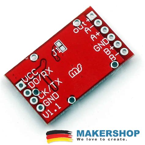 Hx711 Wägesensor V1 1 Druck Sensor Modul Messbrücke Geschirmt Arduino Raspberry Pi Makershop De