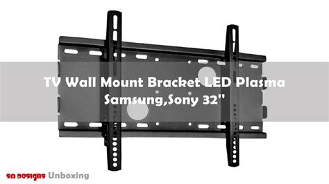 Tv Wall Mount Bracket Led Plasma For Samsungsony 32 Youtube