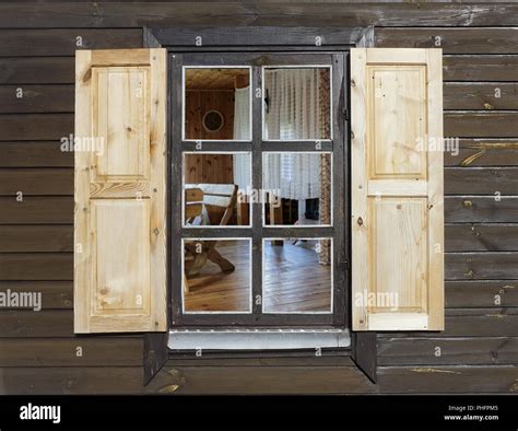 Rustic Style Window Stock Photo Alamy