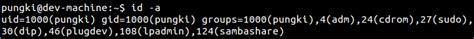 Linux Id 命令 显示用户id和组id信息 Linuxstory