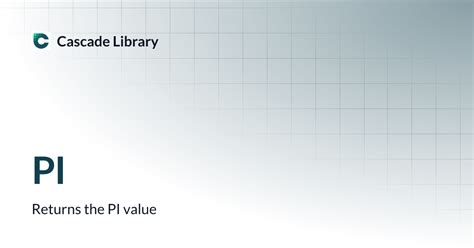 PI Cascade Library