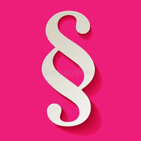 Pink Paragraph Symbol Stock Illustration Illustration Of Rules 74165362