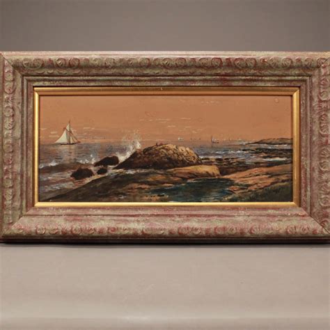 Lot 014 Attributed Edmond Darch Lewis Sailing Off The Coast