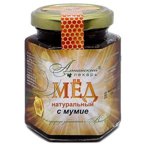 Мед натуральный Алтайский лекарь с мумие 250г купить на OZON по низкой ...
