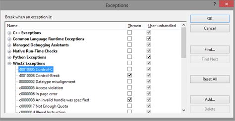 Visual Studio Why Getting First Chace Exception In C Stack Overflow