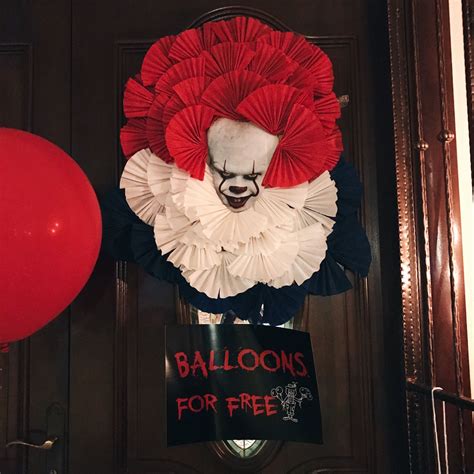 Pennywise Halloween Door Decorations At Ashton Slawson Blog