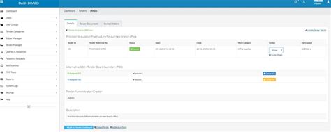 Online Tender Management System By Isoftlabs Codester
