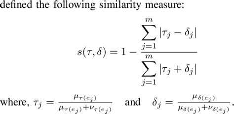 Table 3 From A Novel Sugeno Integral Based Similarity Measure Of
