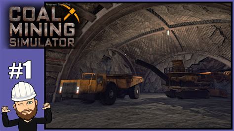 first look coal mining simulator 1 underground coal mine youtube