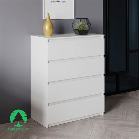 Комод на 4 шухляди без ручок з ДСП продаж ціна у Києві Комоди від