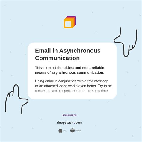 Email In Asynchronous Communication Deepstash