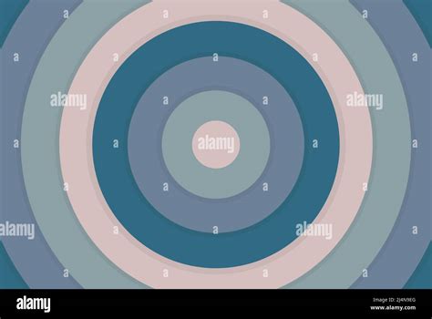 Colorful Nested Circles Abstract Background With Pastel Colors Geometrical Circle Background