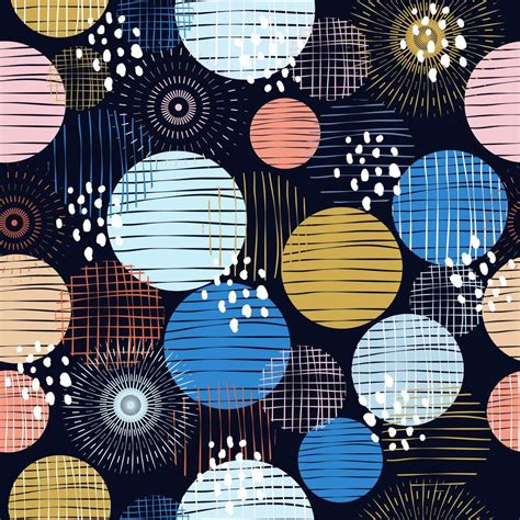 Abstract Colorful Circles Pattern 1060224 Vector Art At Vecteezy