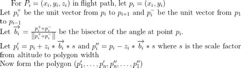 Projected Ground Buffer From D Line Geographic Information Systems Stack Exchange